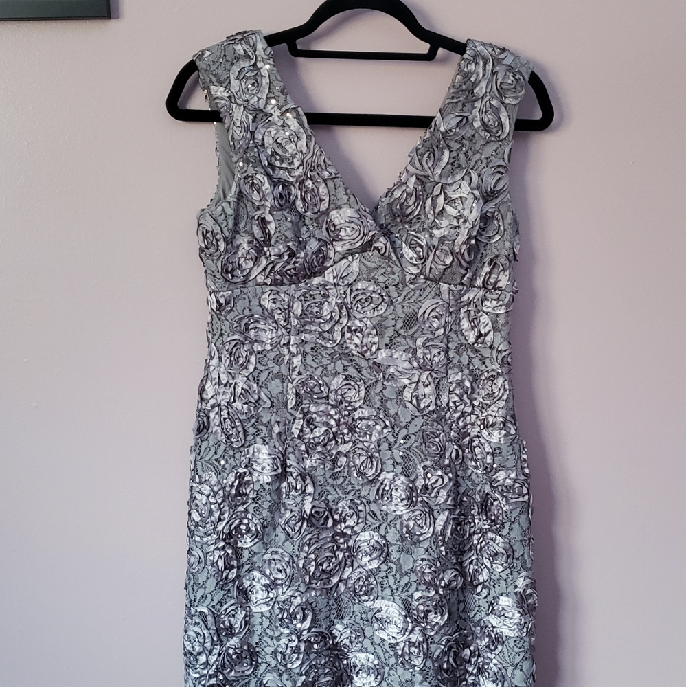 Eye Catching Silver Dress - Gem